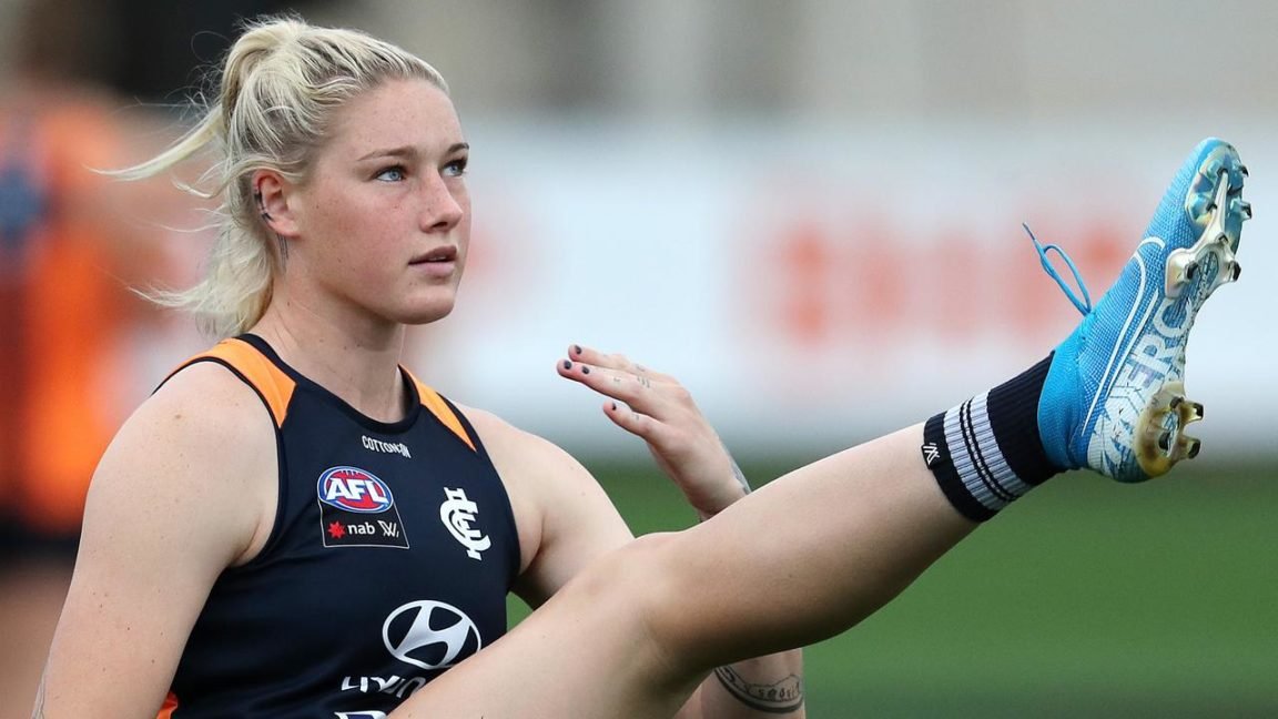 A Day In The Life Of AFLW Player Tayla Harris
